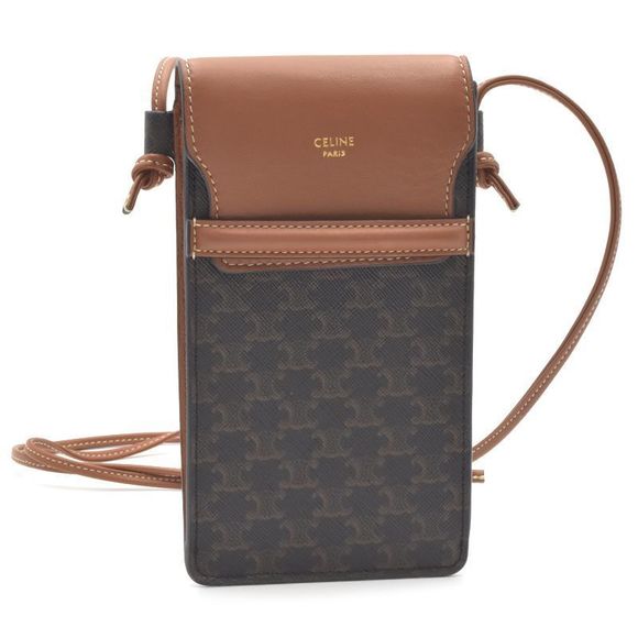 Celine | Bags | Celine Mobile Pouch Triomphe Canvas Smartphone Case ...